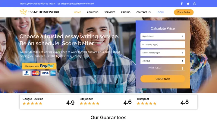 Website Templates for Essay Writing | Essay WP Themes