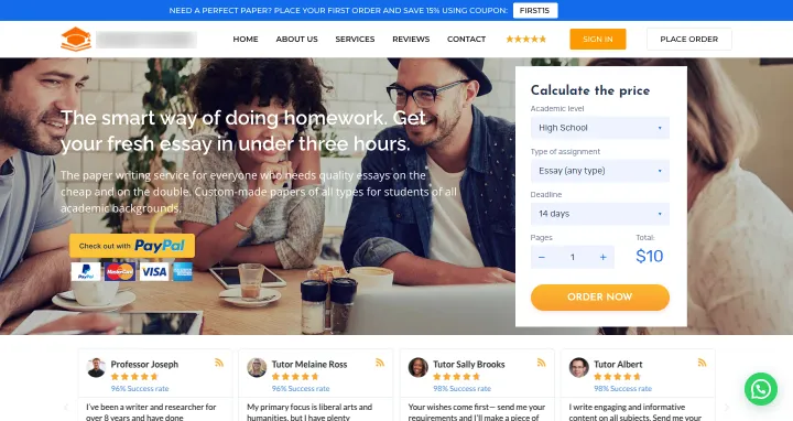 Website Templates for Essay Writing | Essay WP Themes