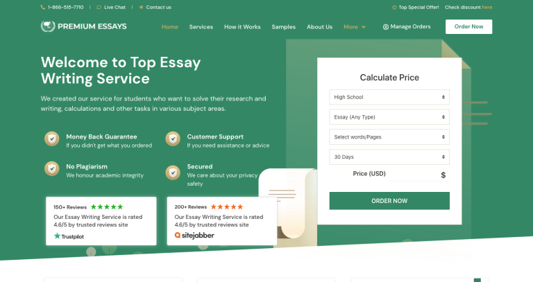 Essay Writing Website Templates | Free Installation | Essay WP Themes