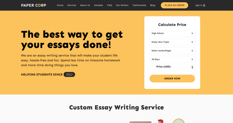 Essay Writing Website Templates | Free Installation | Essay WP Themes