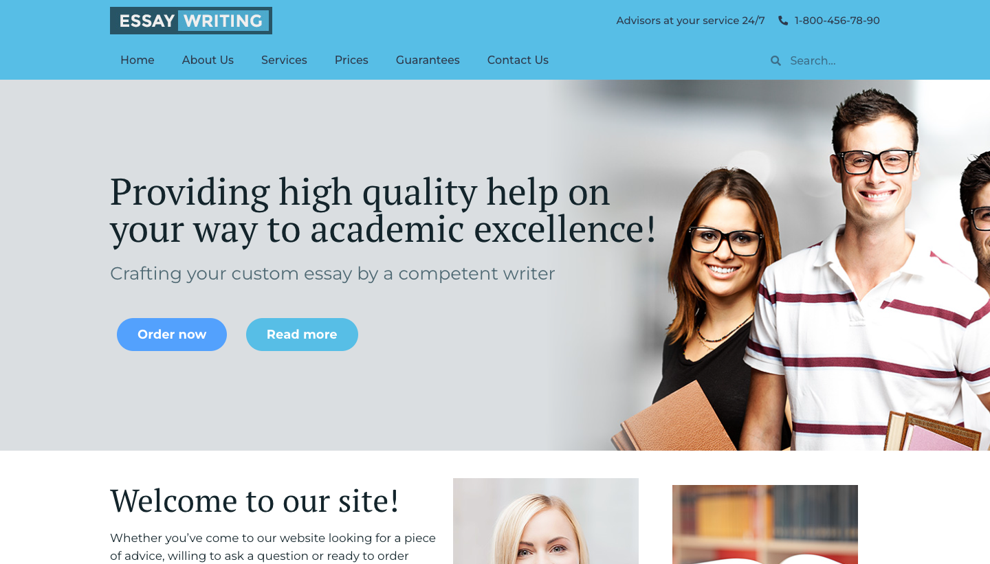 Essay Writing Website Templates | Free Installation | Essay WP Themes